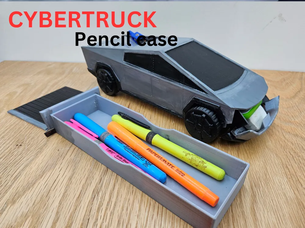 CYBERTRUCK PENCIL CASE by Darren - MakerWorld