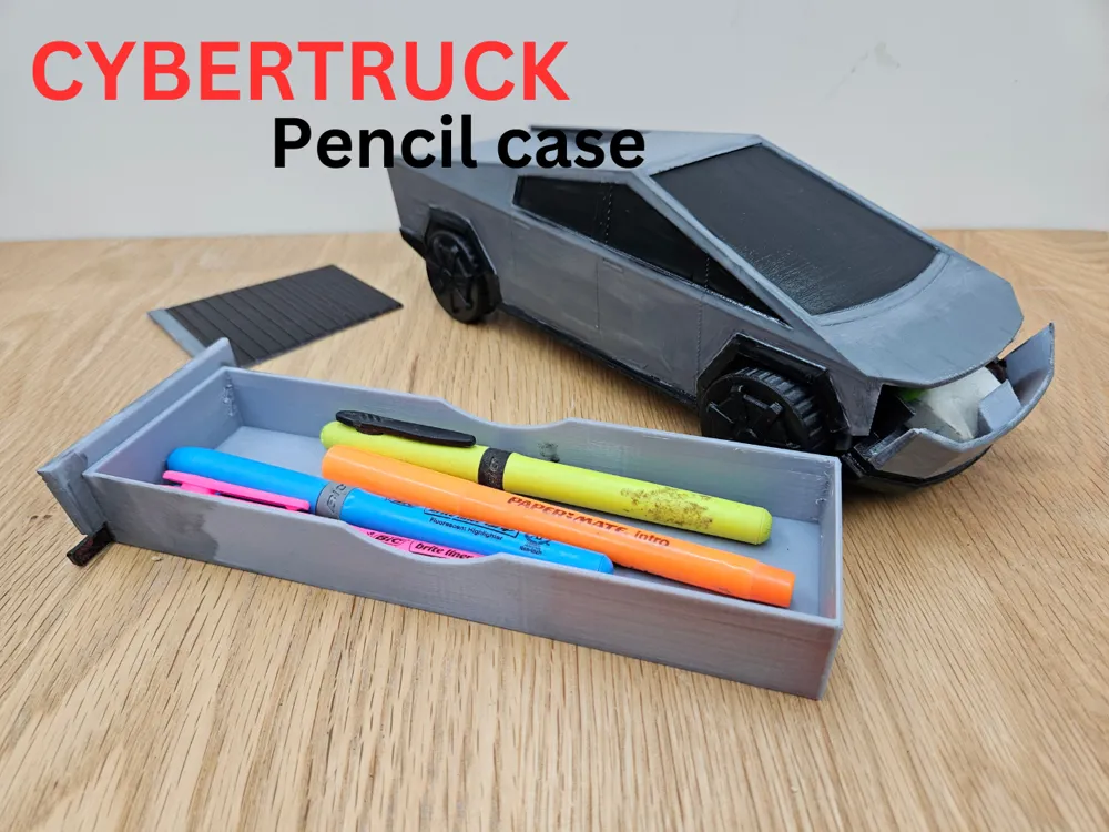 CYBERTRUCK PENCIL CASE by Darren - MakerWorld