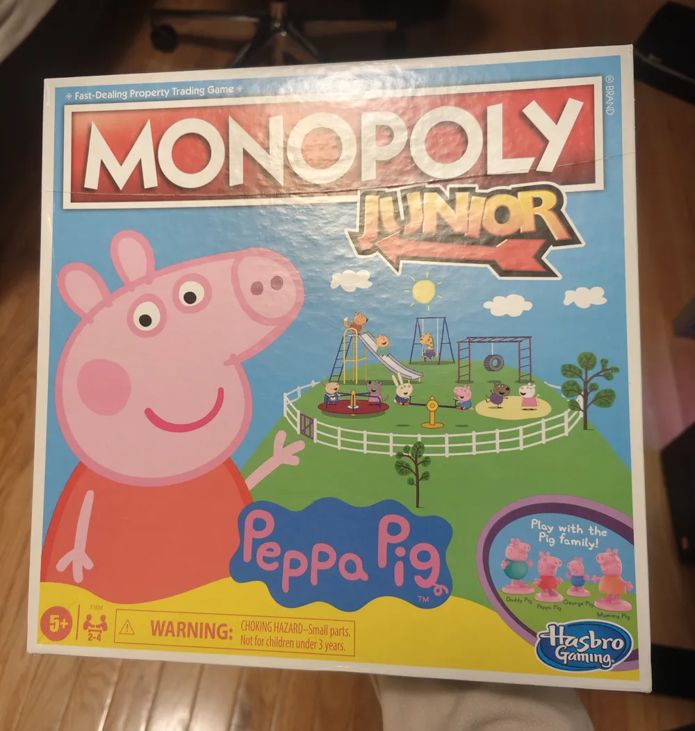 Monopoly Junior Peppa Pig DIY Board Game Storage Box - Free 3D Print ...