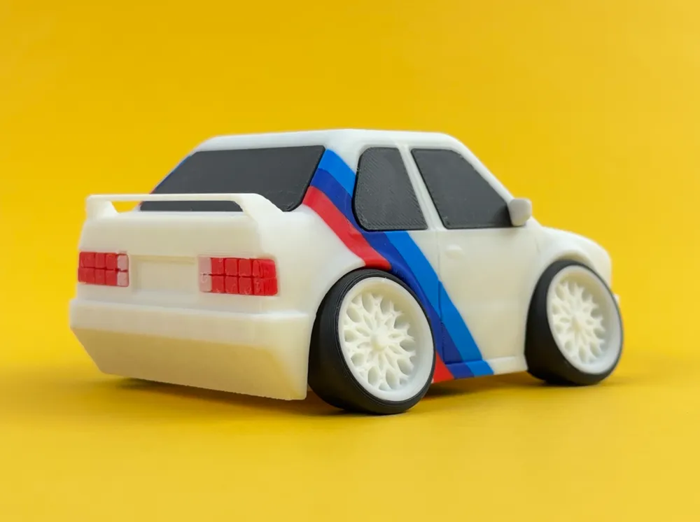 Tooned BMW E30 - Free 3D Print Model - MakerWorld