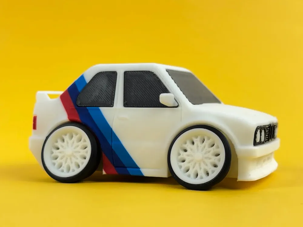 Tooned BMW E30 - Free 3D Print Model - MakerWorld