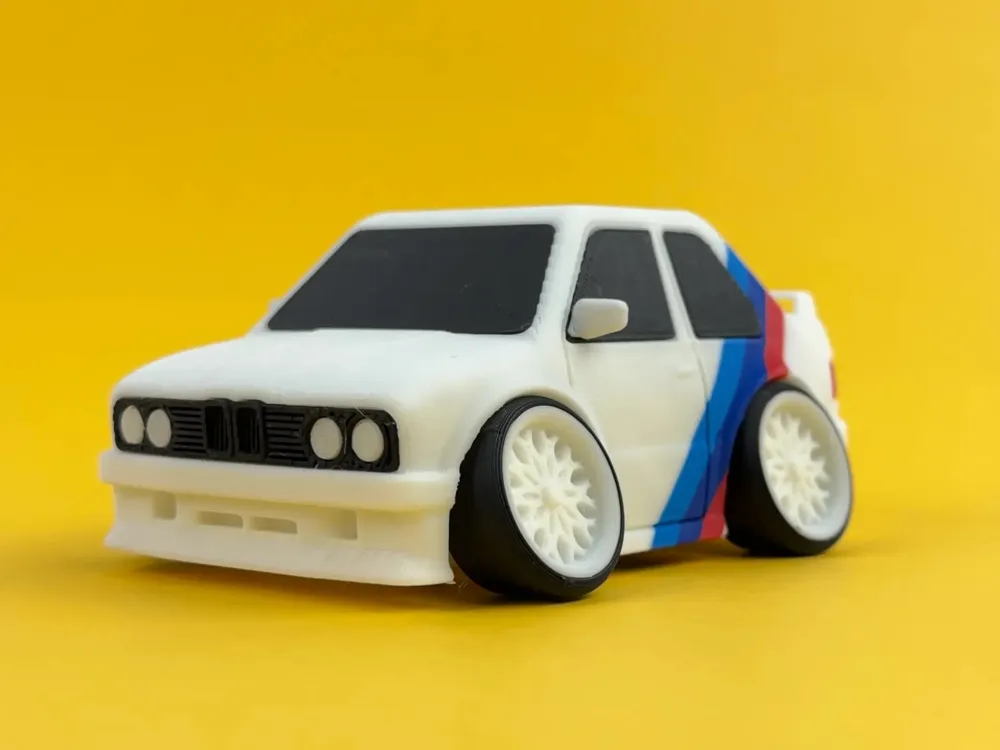Tooned BMW E30 - Free 3D Print Model - MakerWorld