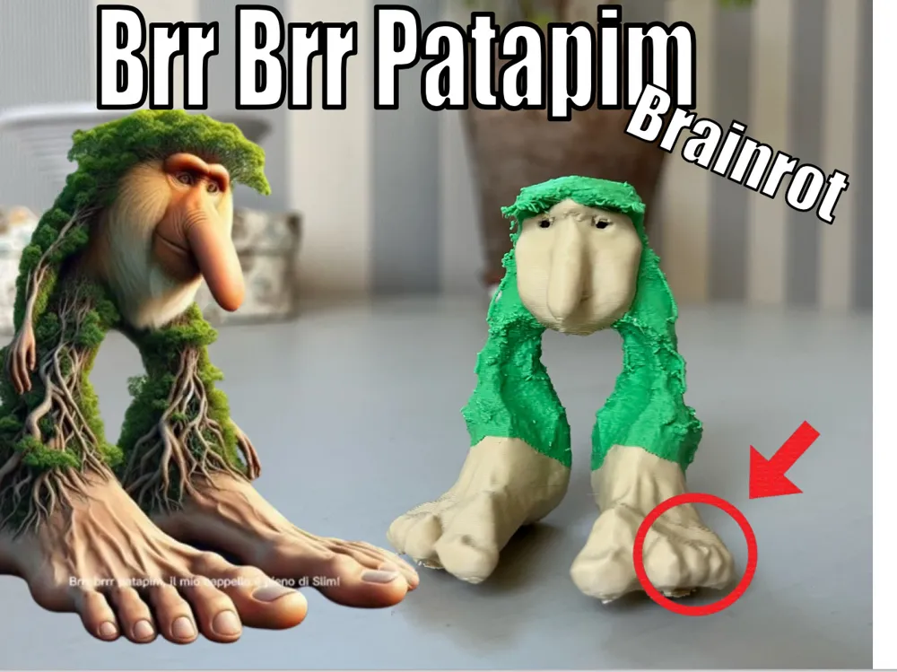 Brr Brr Patapim by BricksByOskar MakerWorld: Download Free 3D Models