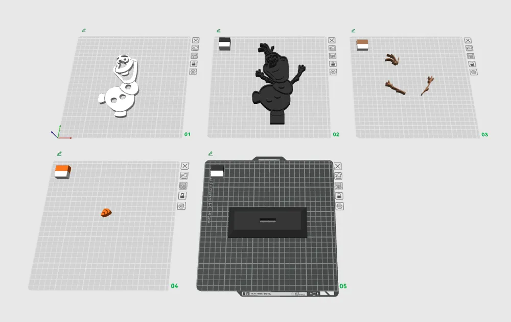 OLAF - DISNEY - Free 3D Print Model - MakerWorld