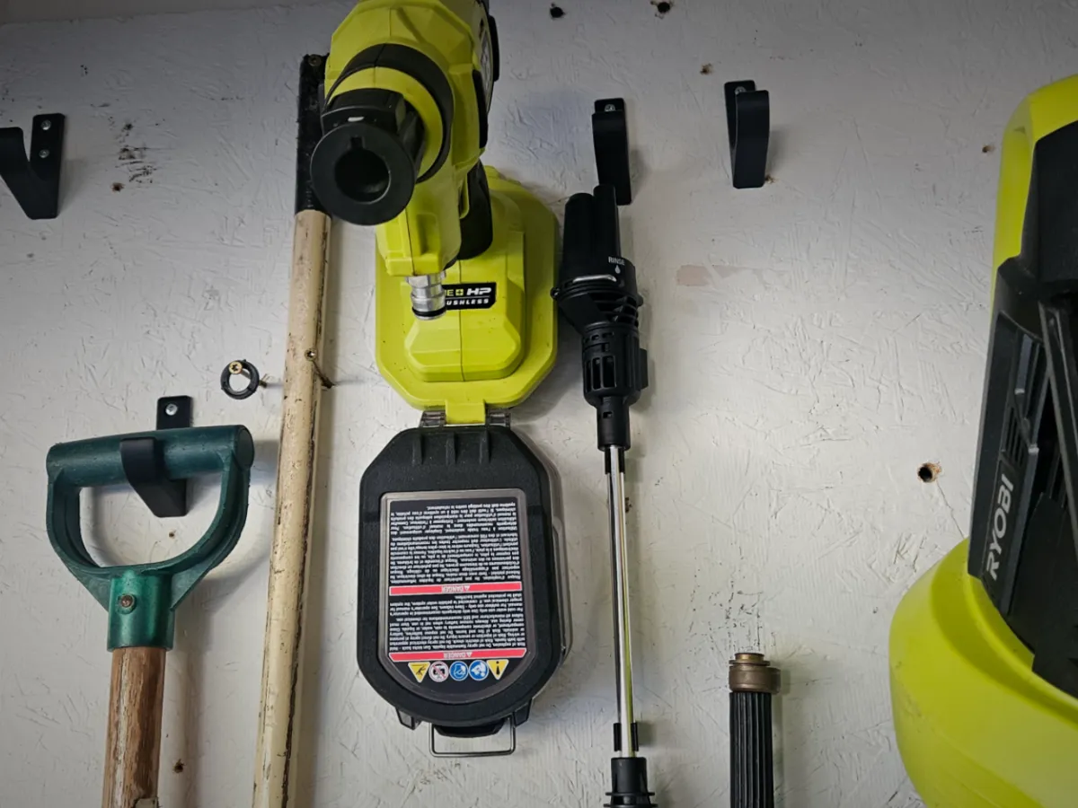 Ryobi 18v Pressure Washer Wall Mount - Free 3D Print Model - MakerWorld