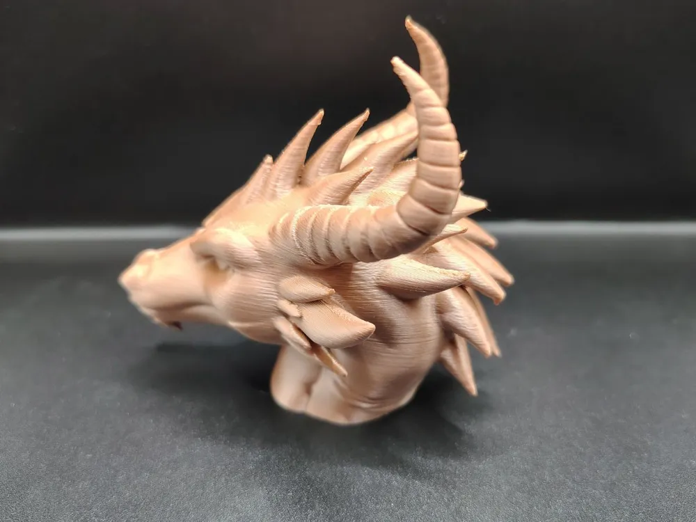 EPIC Dragon Head – Fantasy Decoration - Free 3D Print Model - MakerWorld