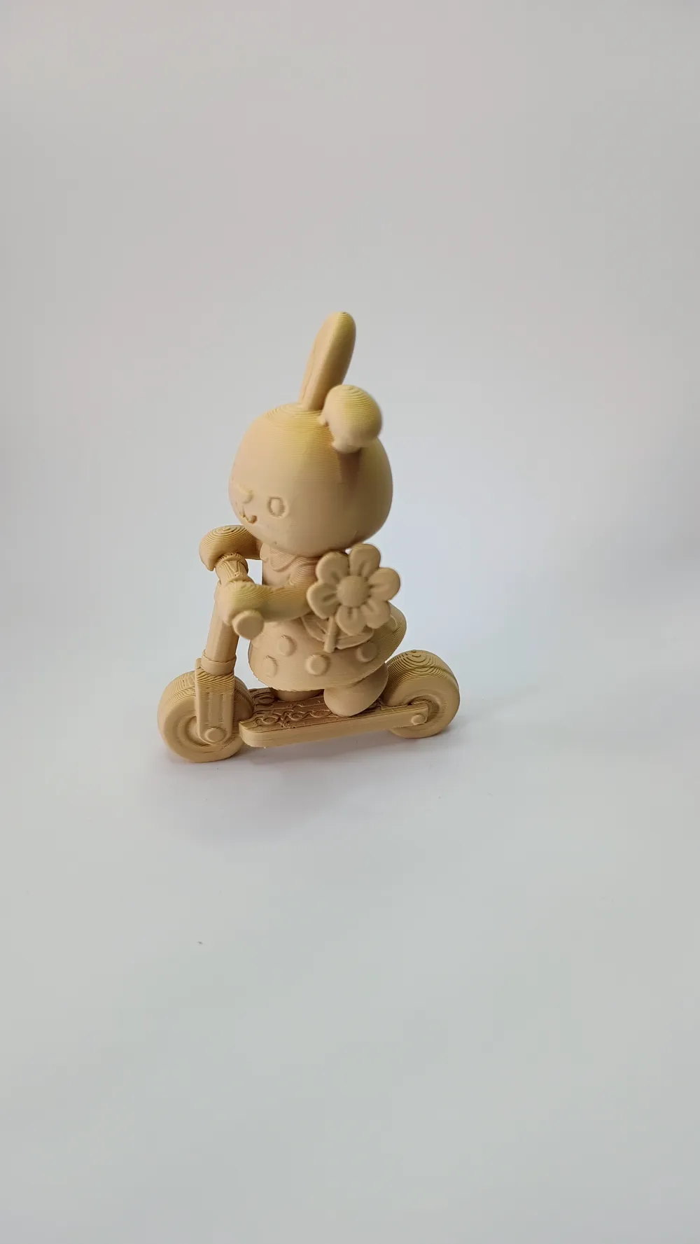 Scooter Bunny Spring Ride Mini Figure - Free 3D Print Model - MakerWorld