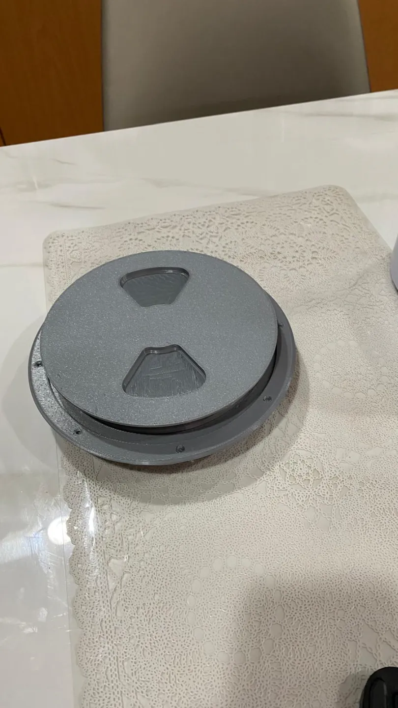 6" Round inspection hatch cover by Fathi_prints - MakerWorld