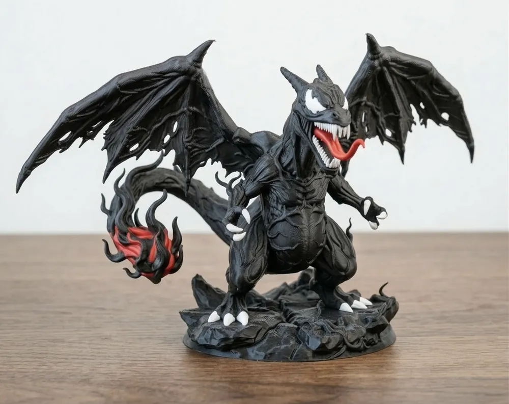 Venom Charizard - Free 3D Print Model - MakerWorld