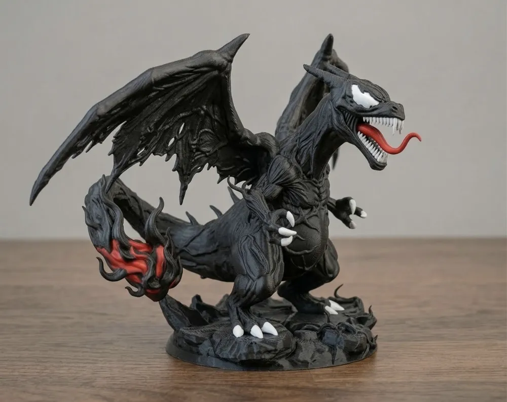 Venom Charizard - Free 3D Print Model - MakerWorld