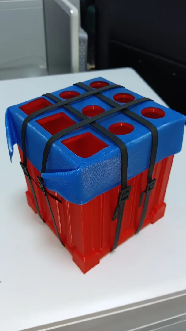 PUBG Airdrop Crate Pen Holder by CuriousAnt MakerWorld: Download Free ...