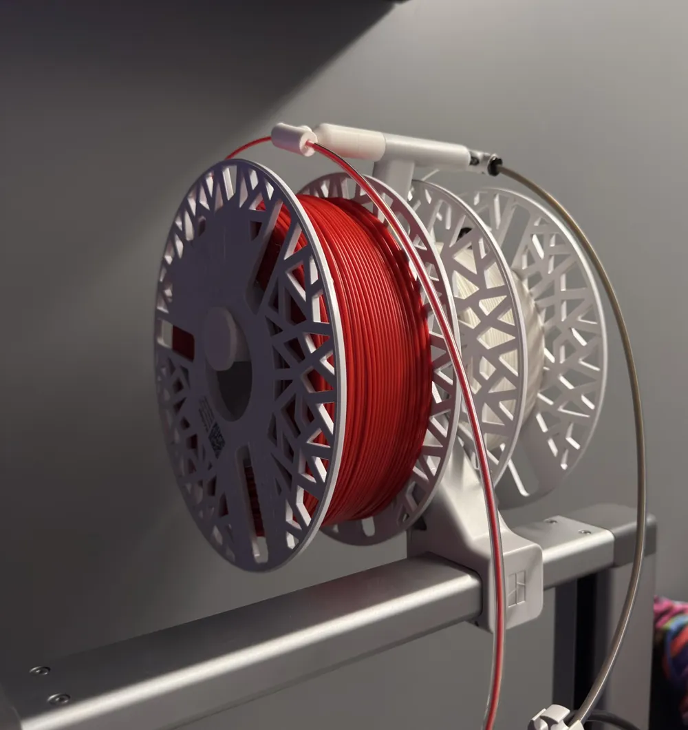 Dual Spool Holder for Bambu Lab A1 - Free 3D Print Model - MakerWorld