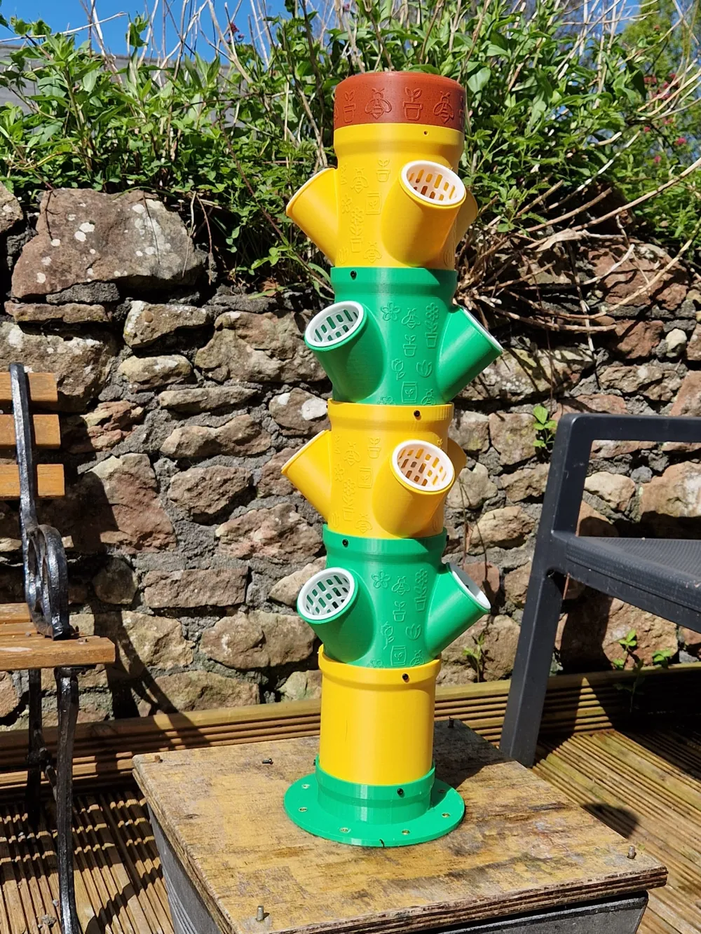 Modular Hydroponics Tower V2 - Free 3D Print Model - MakerWorld