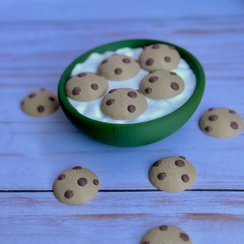 Choco-Chomps Flexi Fox // Cereal Series by SugarPaws3D ♡ - MakerWorld