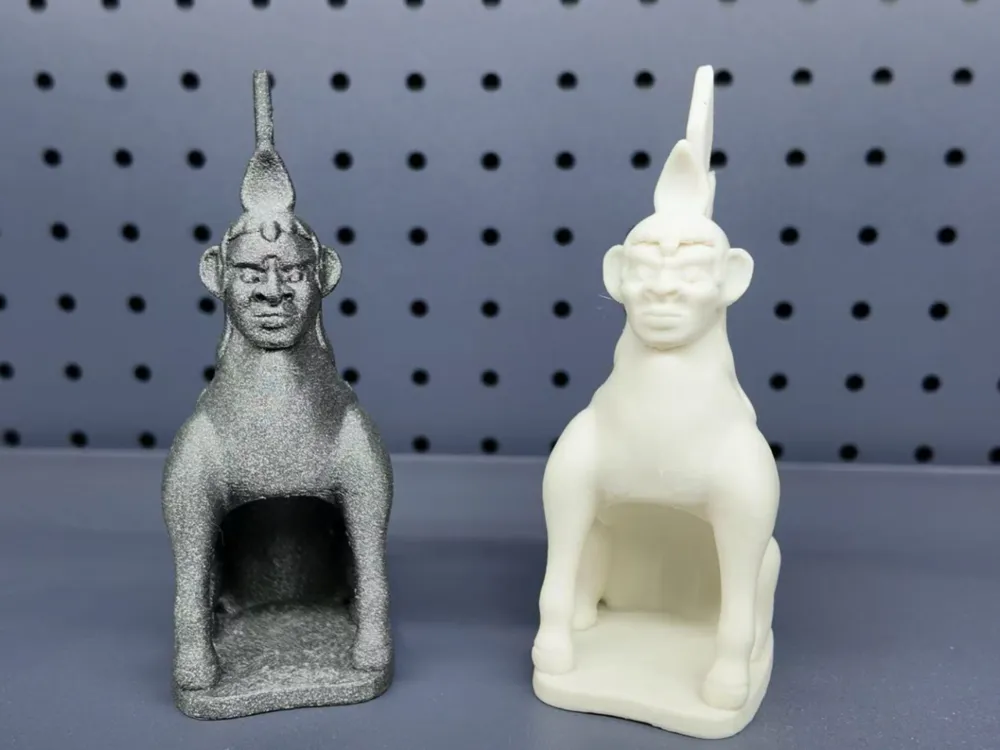 Yaozhou Kiln Town Tomb Beast by 酱心毒喵～ - MakerWorld