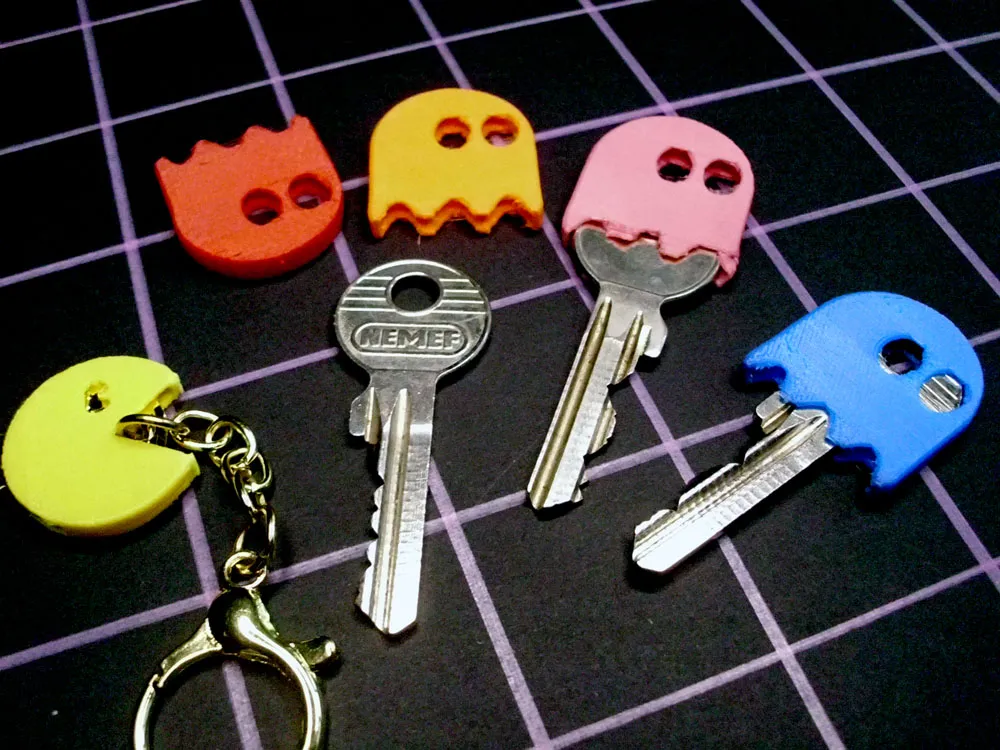 Pac-man & Ghosts key covers by DonPatrick MakerWorld: Download Free 3D ...
