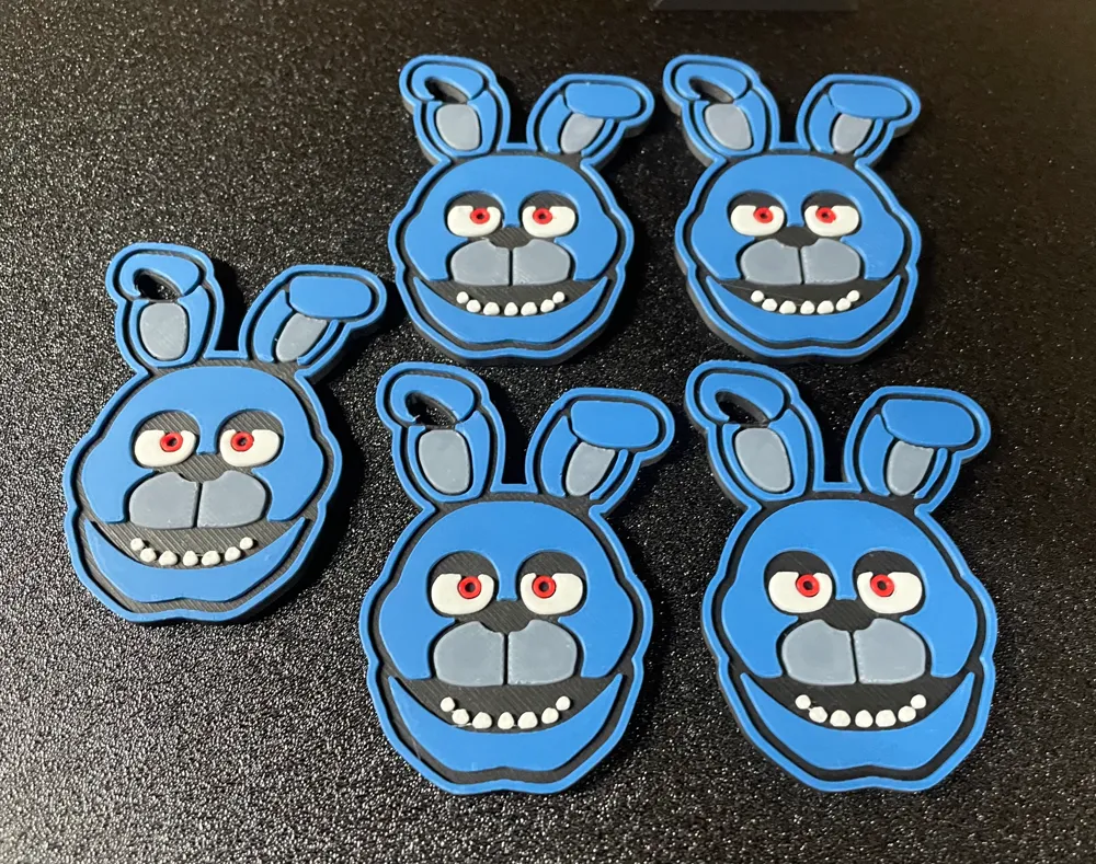 Blue bonny keychain fnaf Remixed by Cosmok - MakerWorld
