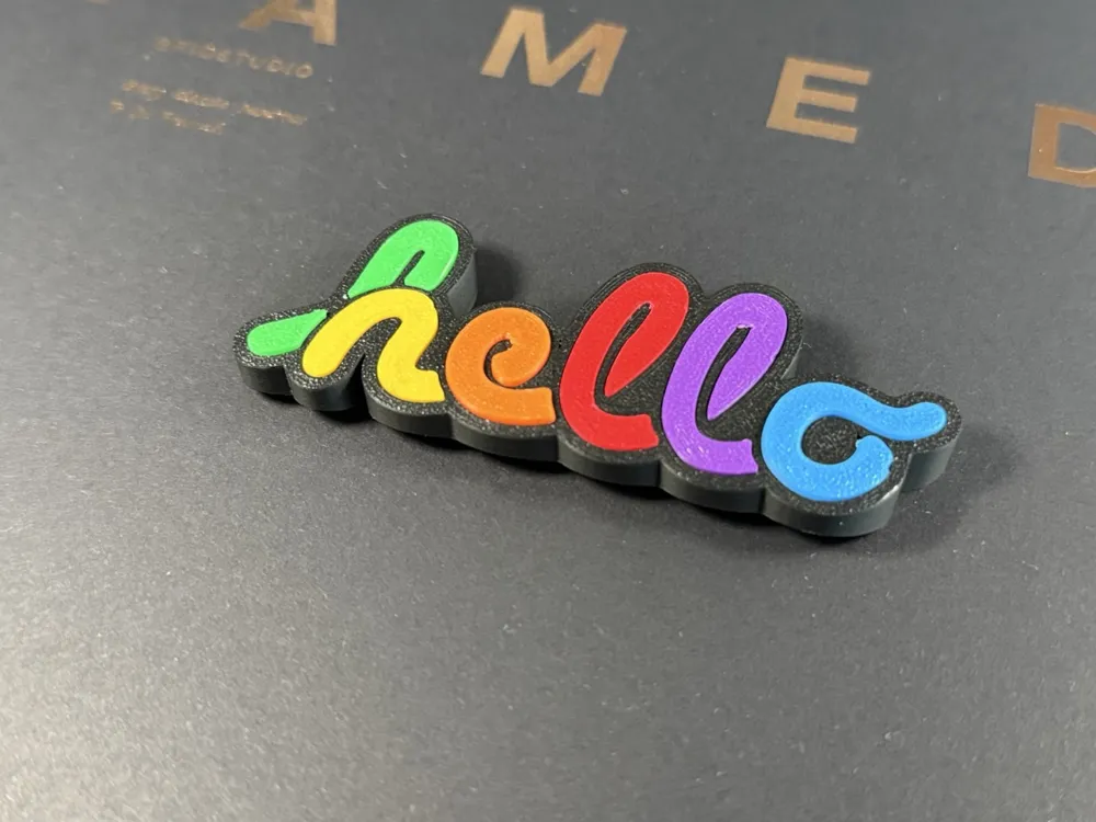 Hallo Magnet – Kostenloses 3D-Druckmodell – MakerWorld
