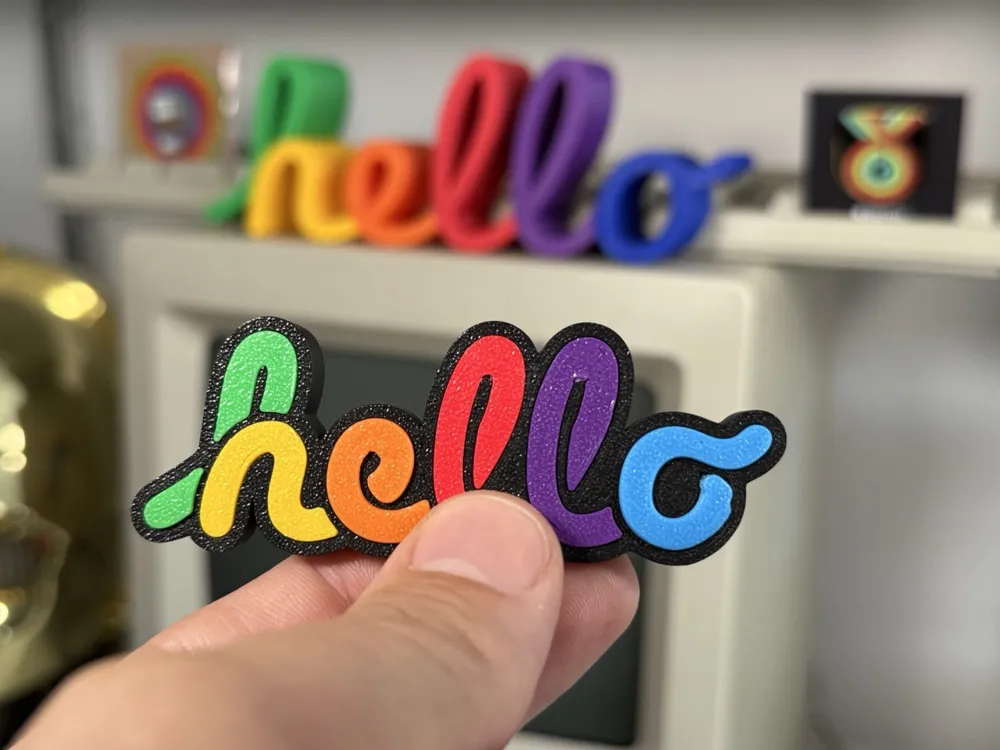 Hallo Magnet – Kostenloses 3D-Druckmodell – MakerWorld