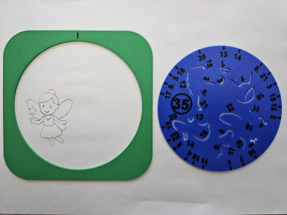 Twist Art 35 Fairy - Rotary Drawing Stencil by THIMM1 MakerWorld ...