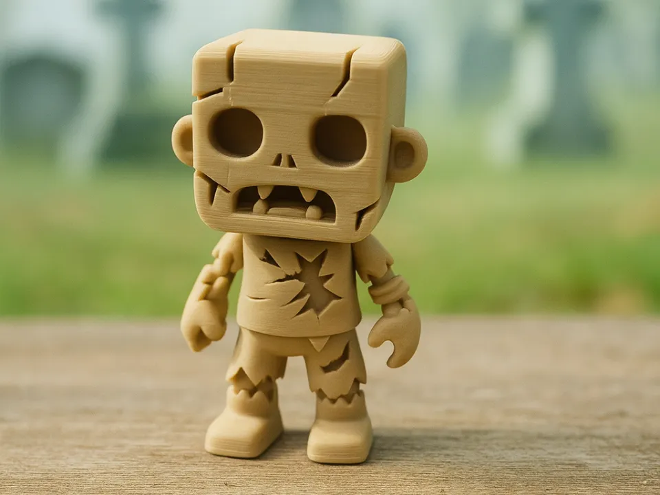 Zombie Kid from the Crypt – Chibi Nightmare - Free 3D Print Model ...