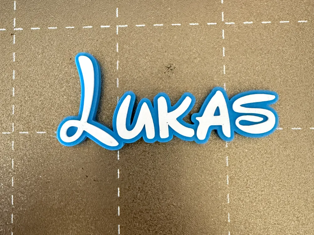 Lukas in Disney Font - Free 3D Print Model - MakerWorld