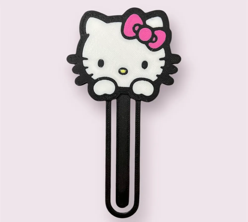 Hello Kitty Bookmark by Cry3DLab - MakerWorld
