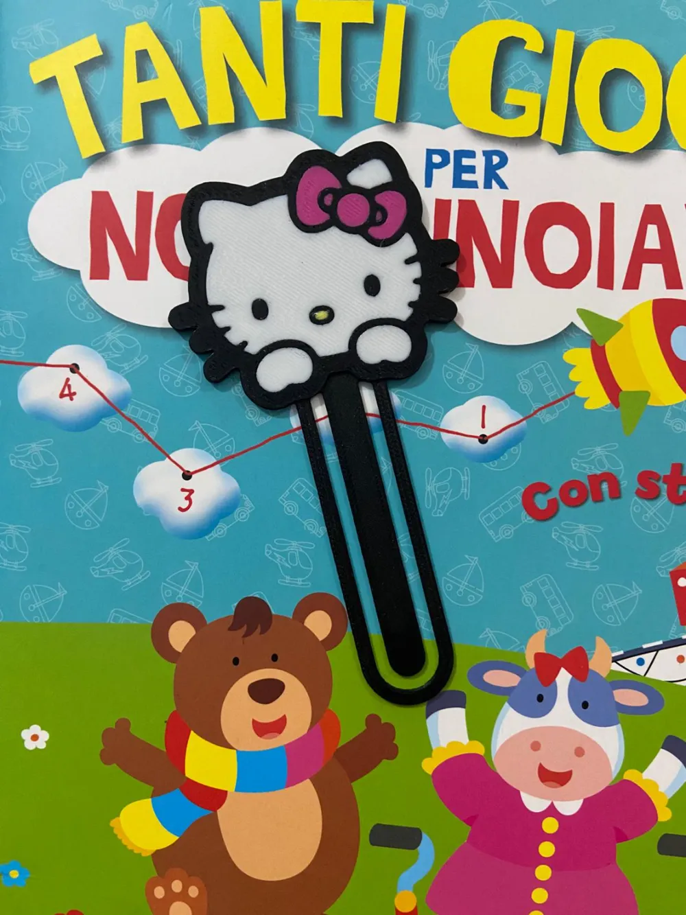 Hello Kitty Bookmark - Free 3D Print Model - MakerWorld