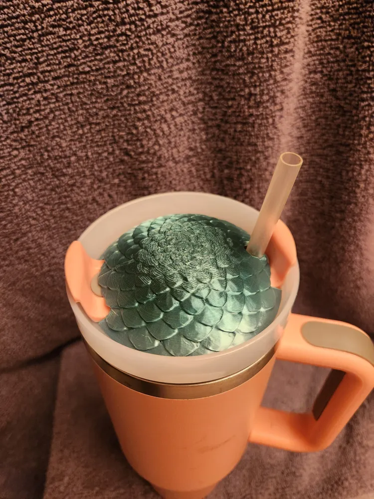 40oz travel tumbler topper (dragon scale) by SNuGS-3D MakerWorld ...