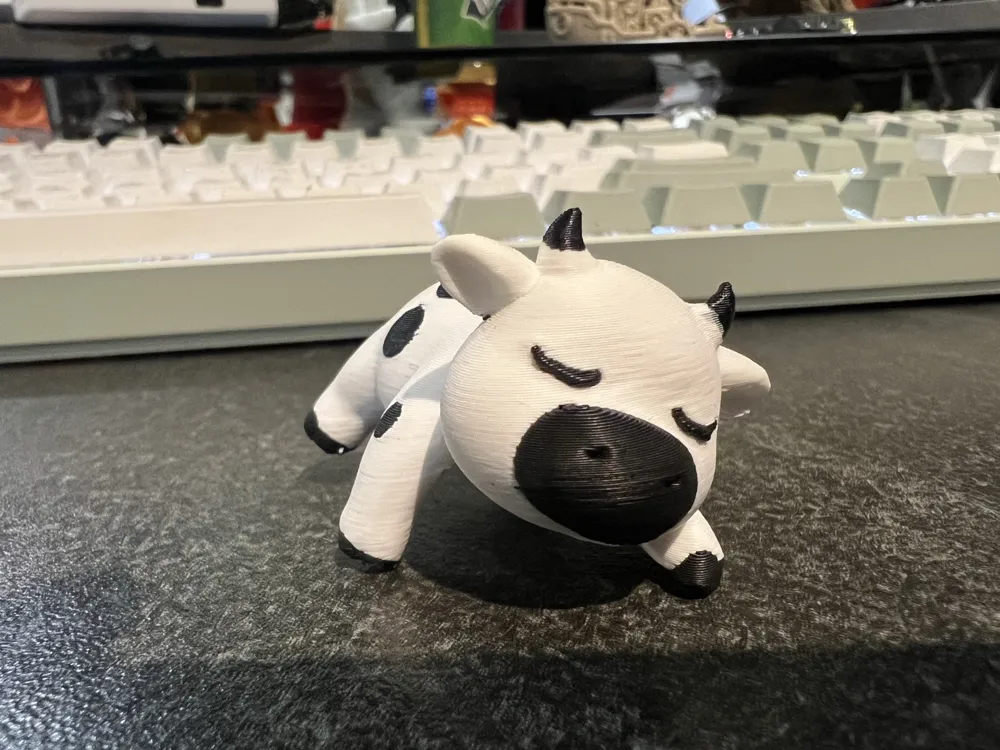 Lazy Cow - Lazy Edge Beasts by AT62 MakerWorld: Download Free 3D Models