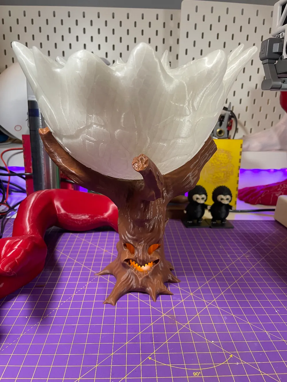 Cute Haunted Tree candle light cand bowl holder by DIY Wizard ...