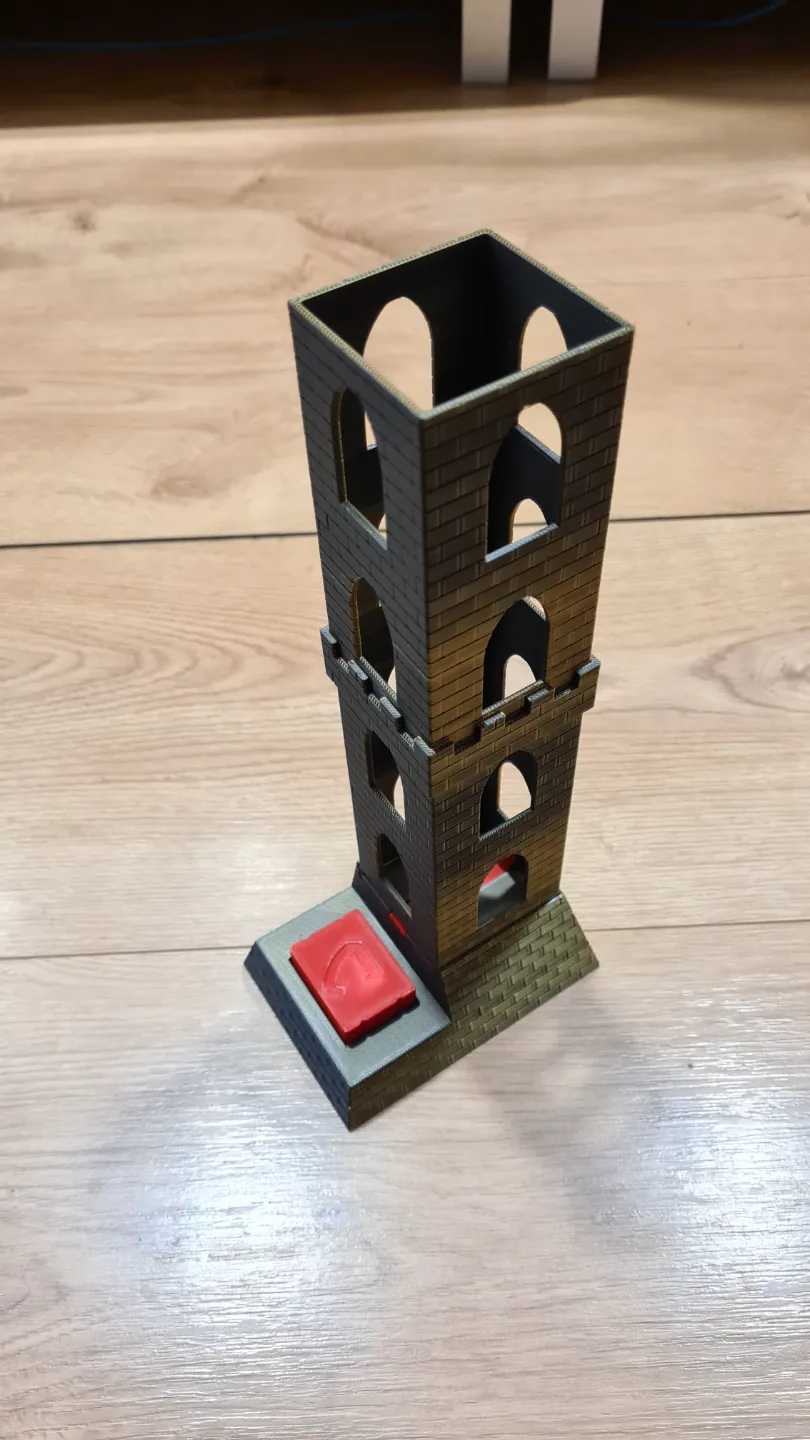 Carcassonne Tower Tile Dispenser Remixed by Buczuuu - MakerWorld