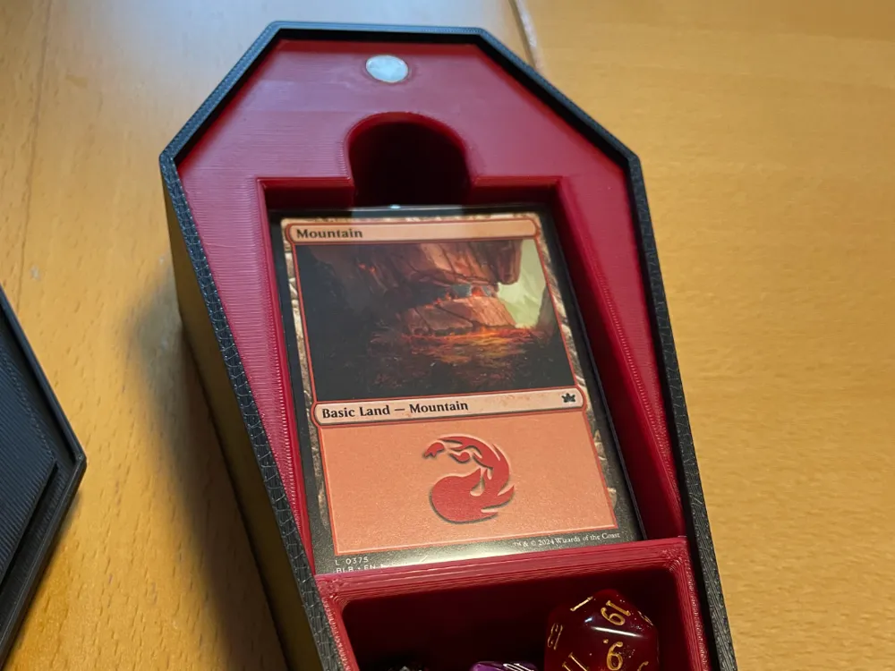 MtG Coffin Deck Box - Free 3D Print Model - MakerWorld
