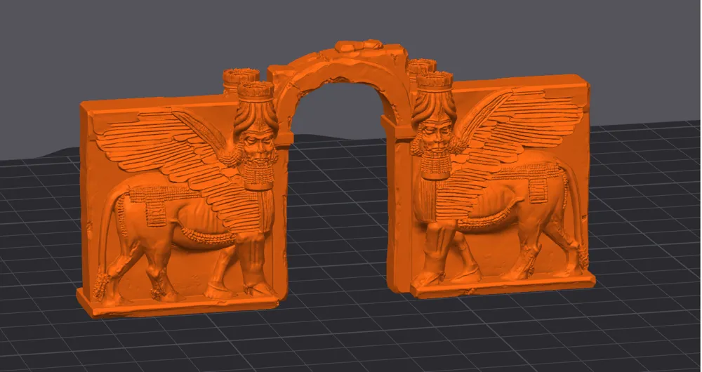 Ishtar Gate: The Gate of Winged Guardians by ACUATERRA3D MakerWorld ...