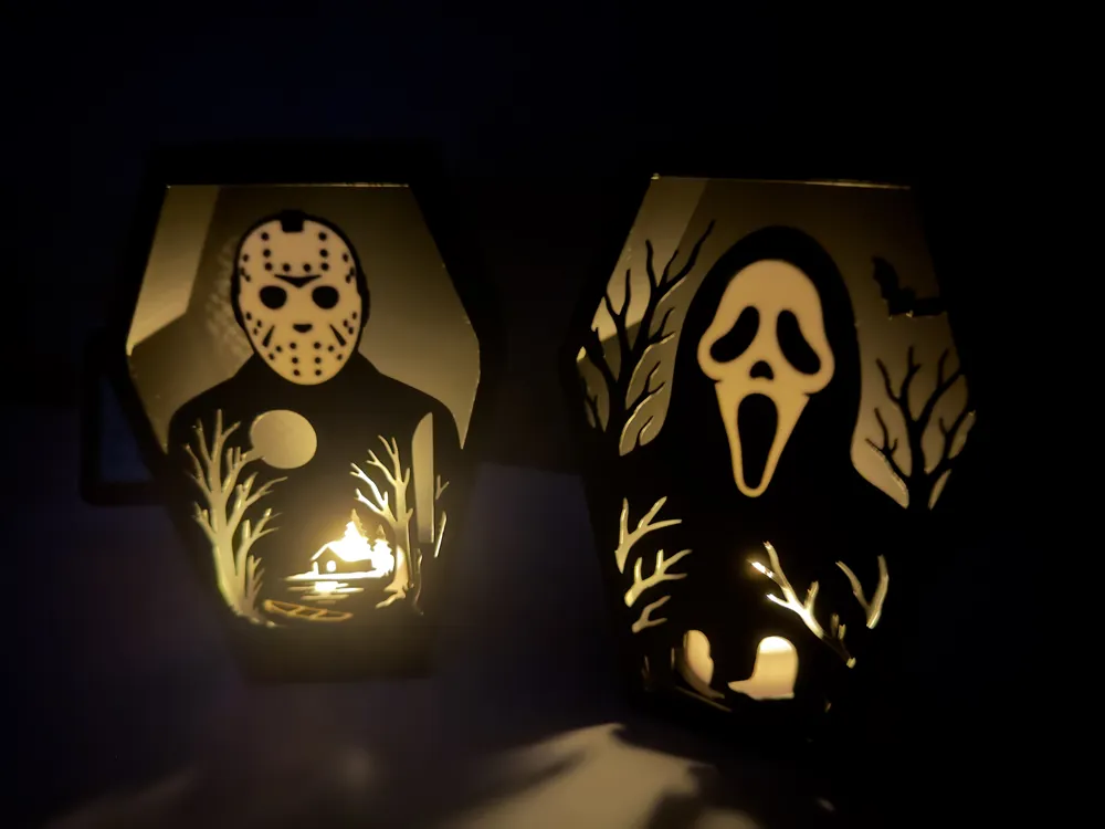 Horror Shadow Box Coffin – LED Candle Display - Free 3D Print Model ...