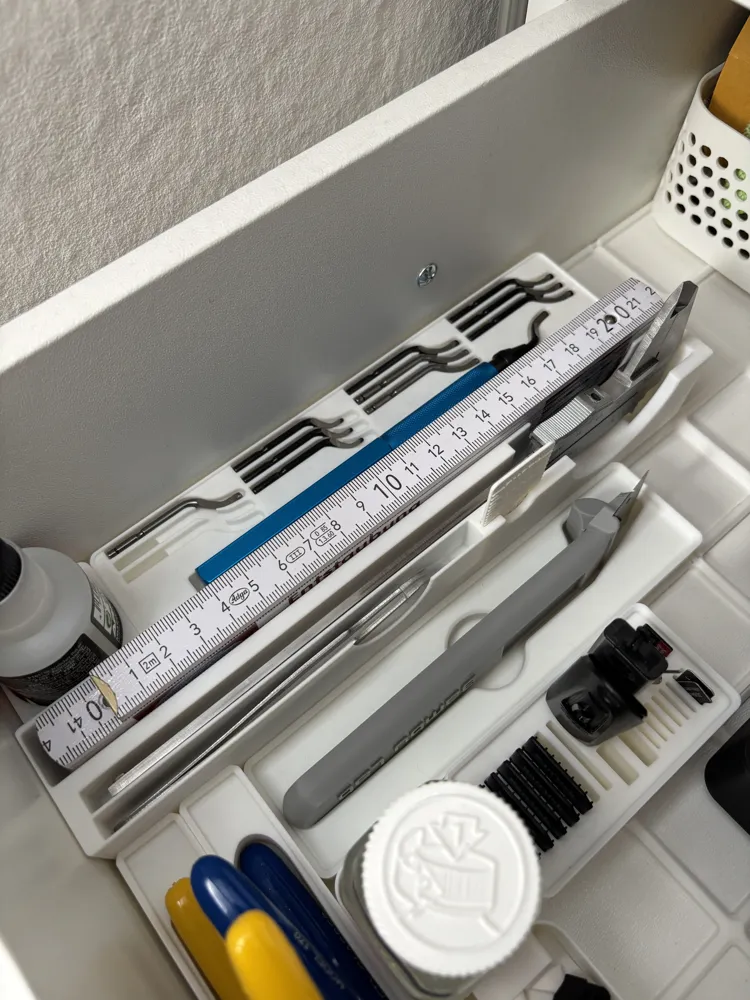 Gridfinity Caliper, Folding Ruler, Tweezers Holder by OmitsPrint ...