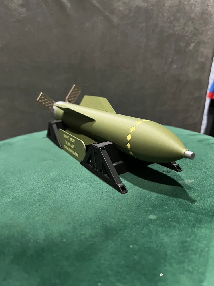 GBU-57 Bunker Buster 1:20 - Free 3D Print Model - MakerWorld