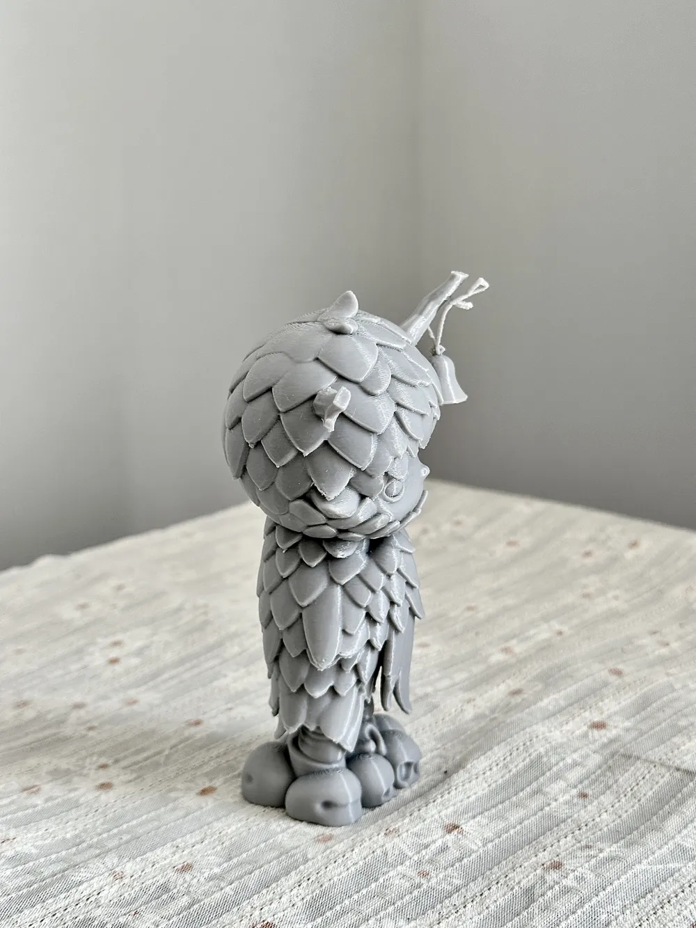 pop mart Hirono Ono Stone Feather Sculpture Figurine Model by Angus162 ...