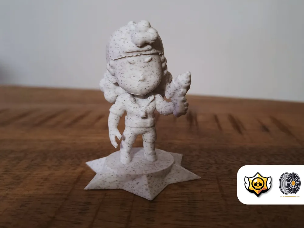 Meg | Brawl Stars Figurine Remixed by Mike.stl MakerWorld: Download ...