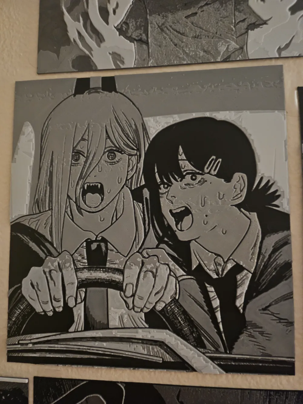 Power/Kobeni Chainsaw Man Manga Hueforge by ZeissCMM - MakerWorld