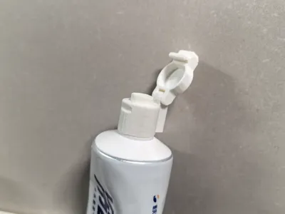 Replacement cover for rotating lid of toothpaste - Free 3D Print Model ...