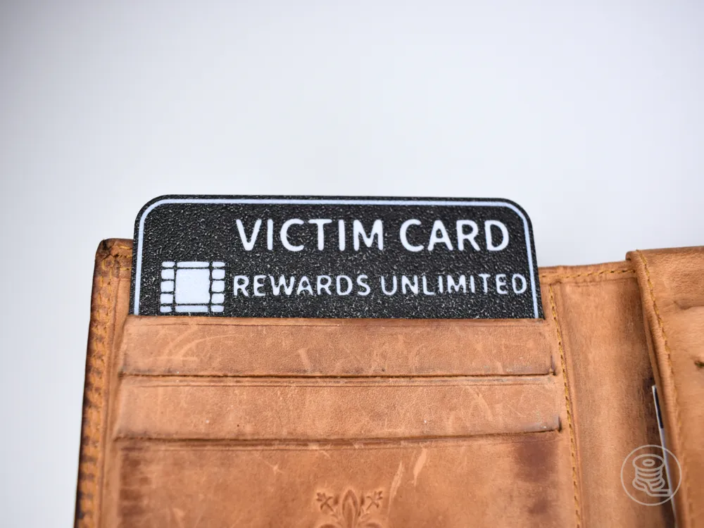 Victim Card - Free 3D Print Model - MakerWorld