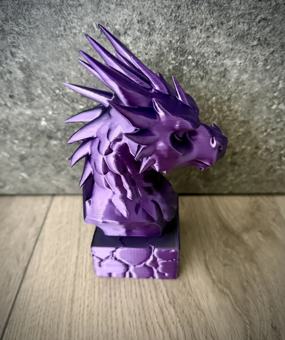 Dragon Bust Realistic Detailed Model by WholeAnimal MakerWorld ...