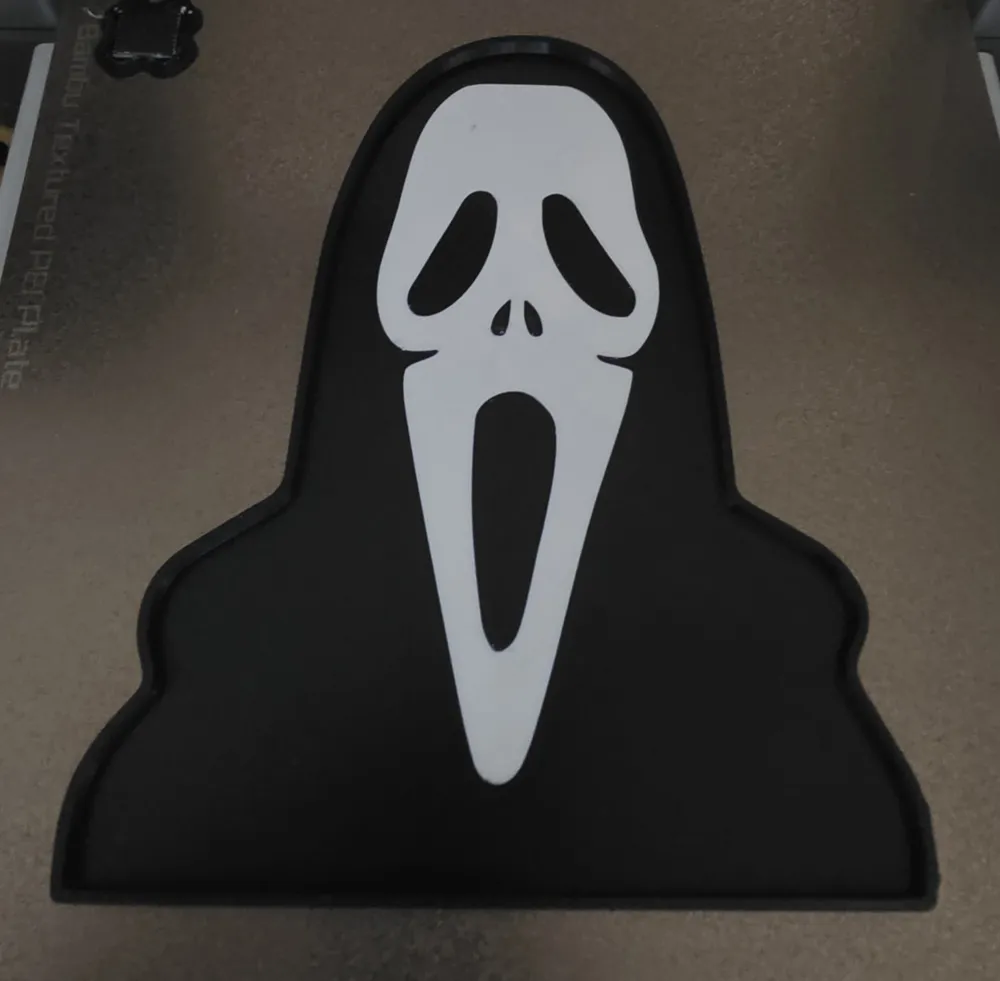 Ghost Face Trinket Tray - Free 3D Print Model - MakerWorld
