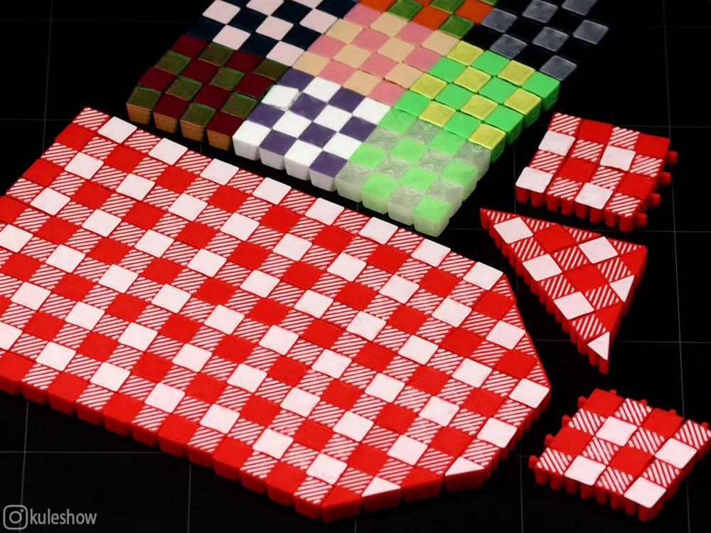 柔性格子餐巾模块化版本 - 免费 3D 打印模型 - MakerWorld