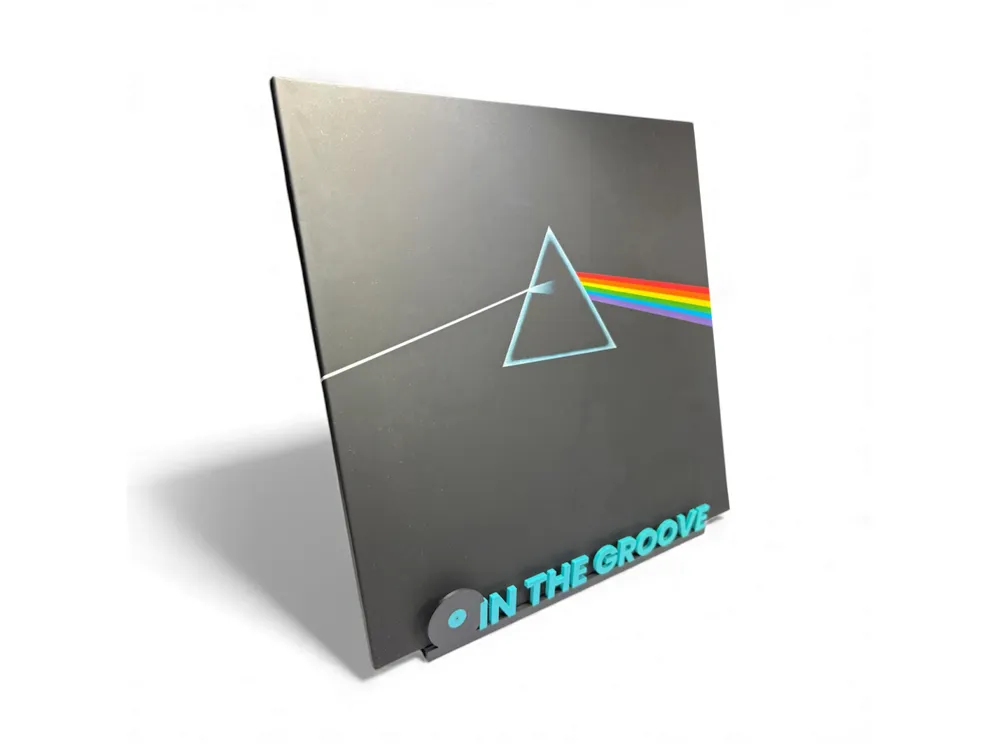 In The Groove Record Holder - Free 3D Print Model - MakerWorld