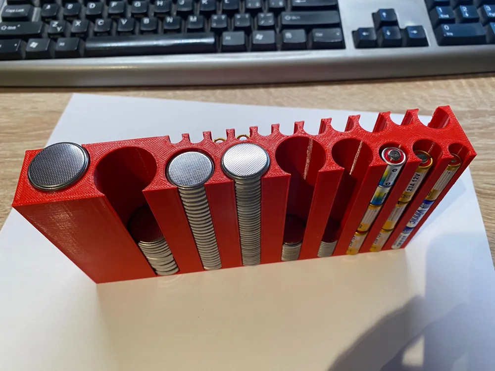 Coin battery cell storage by johanik MakerWorld: Download Free 3D Models