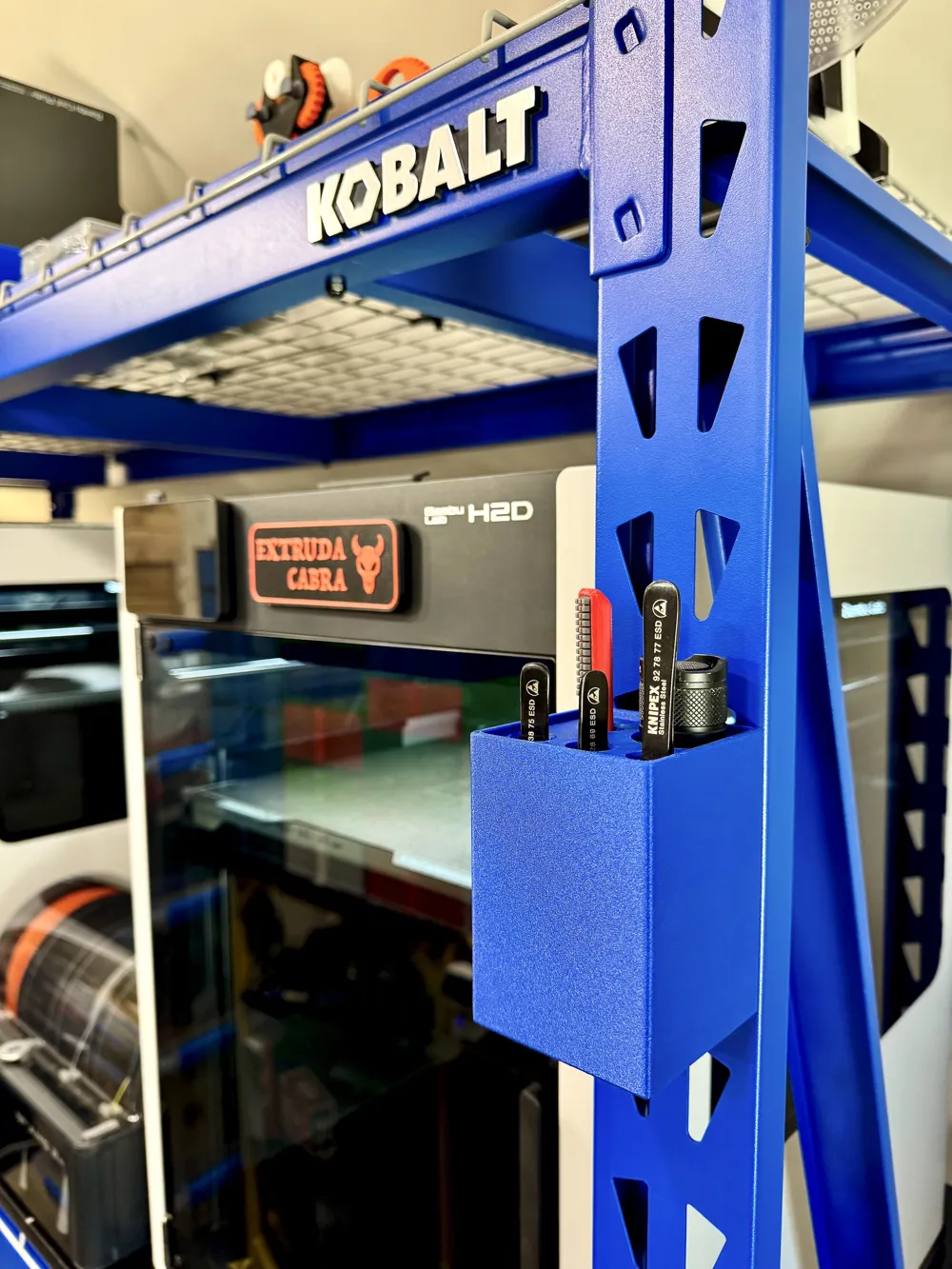 Kobalt Rack/Shelf Essential Tools Hanger - Free 3D Print Model - MakerWorld