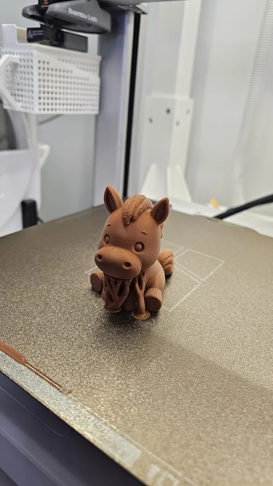 Mini Horse - Pony - With Fuzzy Mane - Free 3D Print Model - MakerWorld