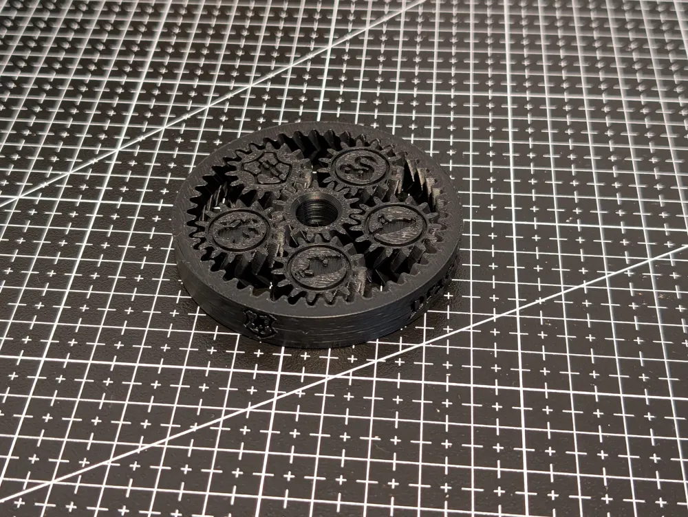 Hogwarts Gear Spinner – Mechanical Magic Fidget - Free 3D Print Model ...
